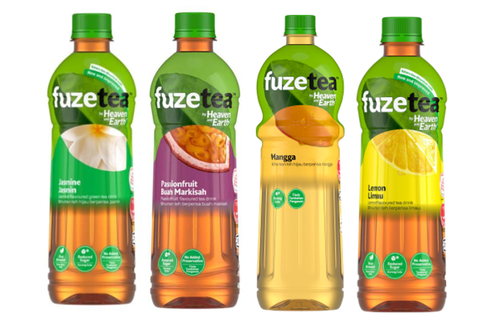 HEAVEN & EARTH Fuze Tea Drink Bottle / Minuman Botol 500 ml ( Jasmine ...