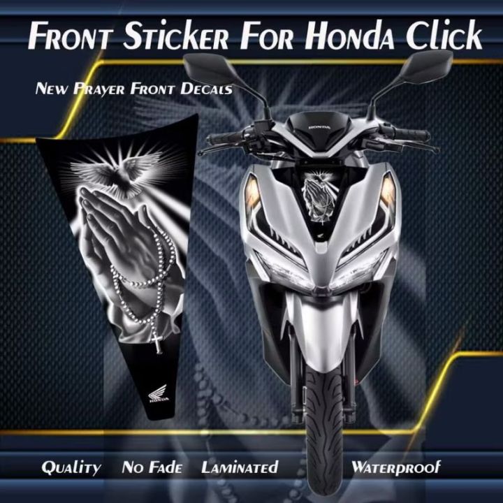 HONDA CLICK V2 FRONT STICKER CUSTOMIZE DESIGN | Lazada PH