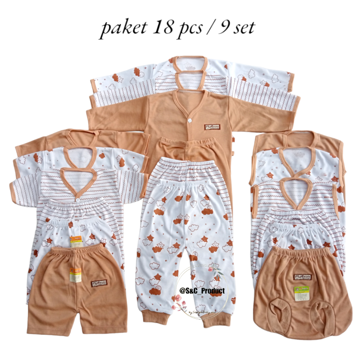 Paket Hemat 18 pcs Seri Coksu / Motif Bis / Paket Baju Bayi Newborn 0-4 ... Paket Hemat 18 pcs Seri Coksu / Motif Bis / Paket Baju Bayi Newborn 0-4 ...