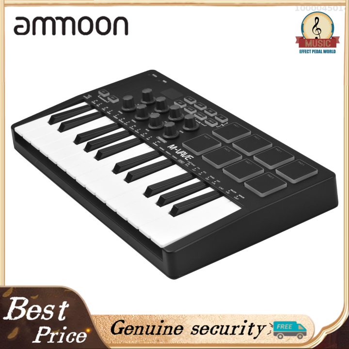 M Vave 25 Key Midi Control Keyboard Mini Portable Usb Keyboard Midi Controller With 25 Velocity