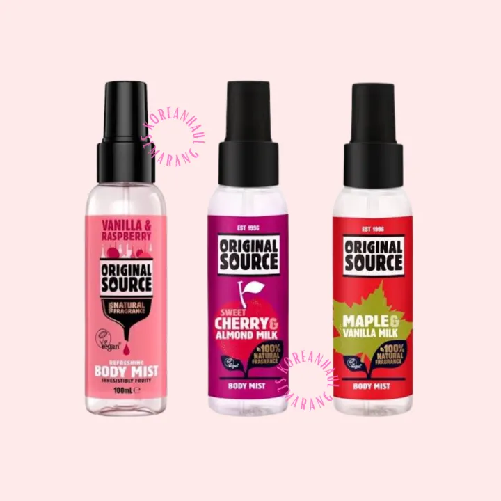 Original Source Body Mist 100ml | Natural Fragrance Parfum Original ...