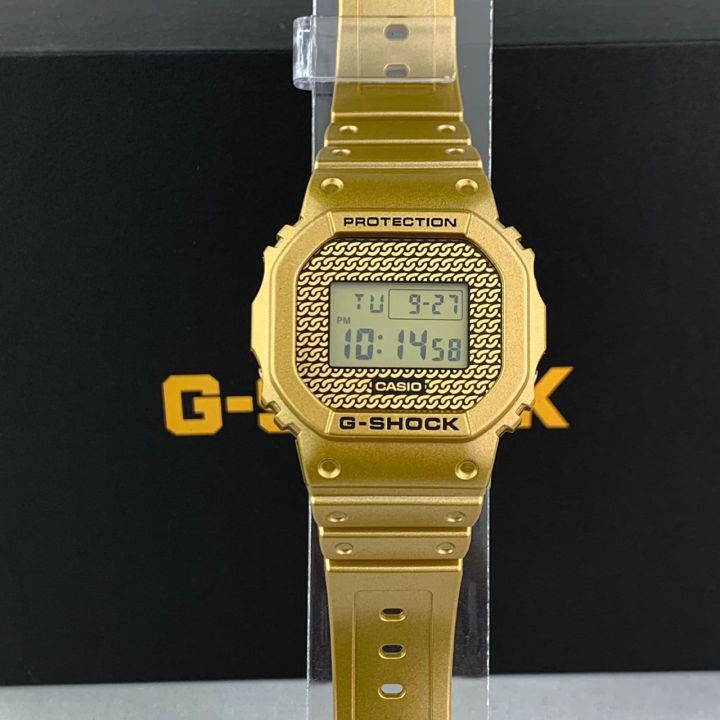 Casio G-Shock Gold Chains Inspired Themed Special Edition DWE-5600HG-1 ...