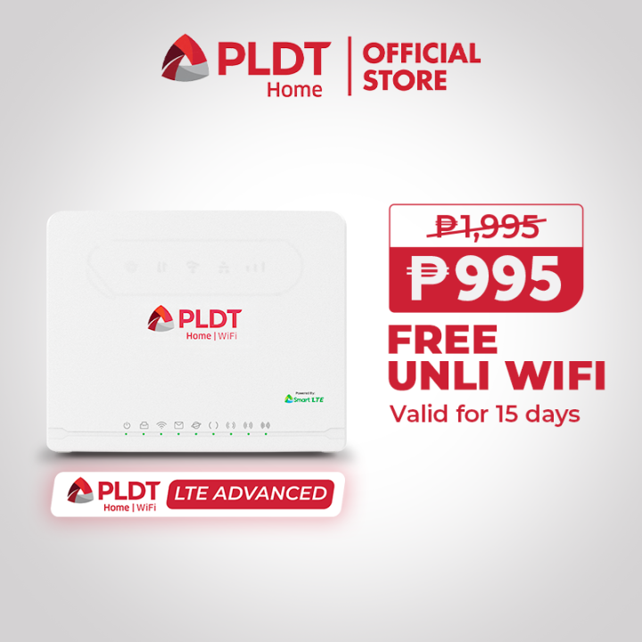 PLDT Home WiFi LTE-Advanced CAT 6 Prepaid Evoluzn FX-ID7 | Lazada PH