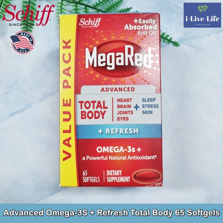 70% Sale!! EXP: 03/2024 โอเมก้า 3 Advanced Omega-3s + Refresh Total ...