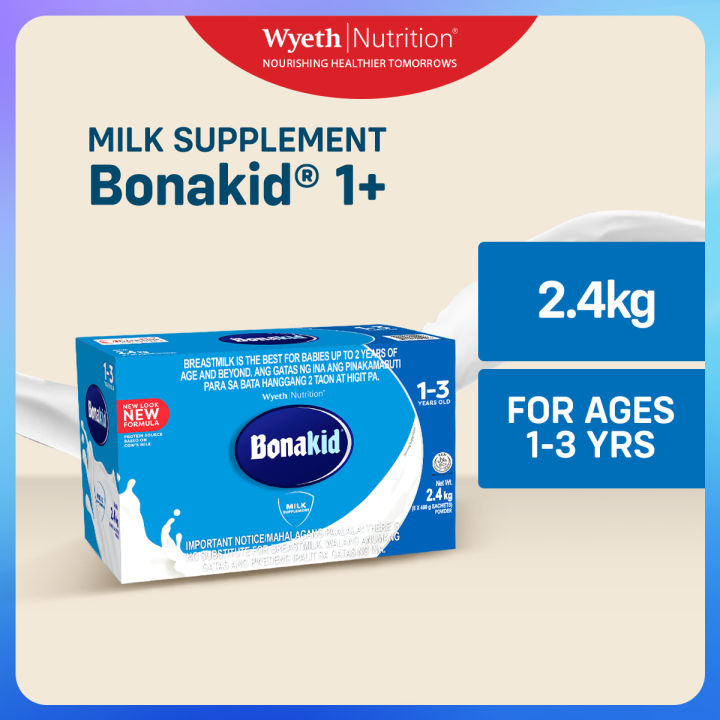 BONAKID 1+ Stage 3 Milk Supplement for 1 to 3 years old 2.4kg | Lazada PH