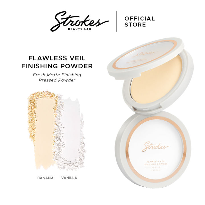 Strokes Flawless Veil Finishing Powder [Fresh Matte Finishing Pressed ...