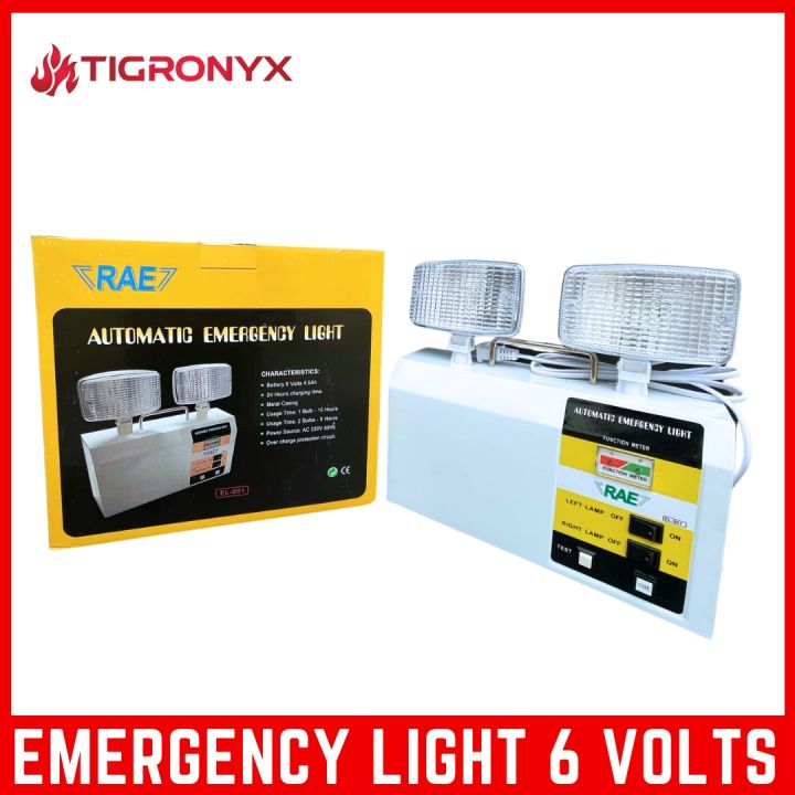 Emergency Light 6 Volts RAE Brand | Lazada PH