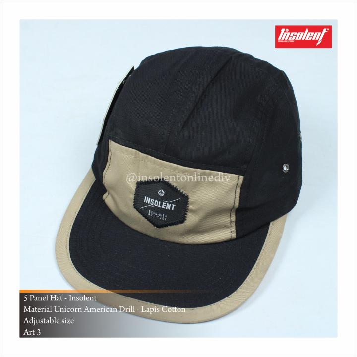 Insolent - Topi 5 Panel Hat Datar Skena - Basic Series | Lazada Indonesia