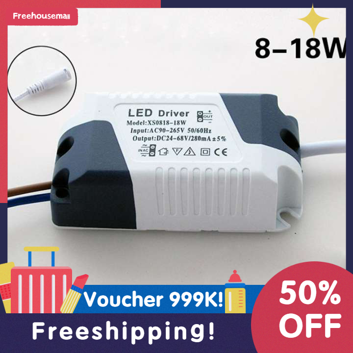 LED Ceiling Light Lamp Driver Transformer Power Supply Non-Dimmable 18 ...