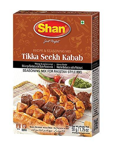Shan Tikka Seekh Kebab 50g ++ ชาน ผงเครื่องเทศทิกก้าชิชเคบับ ขนาด 50g ... Shan Tikka Seekh Kebab 50g ++ ชาน ผงเครื่องเทศทิกก้าชิชเคบับ ขนาด 50g ...