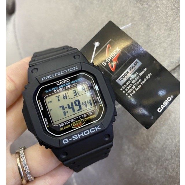 [CASIO G-SHOCK] G-SHOCK TOUGH SOLAR MODEL G-5600E / G-5600E-1DR | Lazada