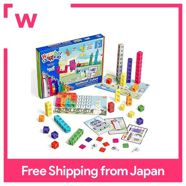 NumberBlocks MathLink Cubes 100 Cubes 1-10 Cubes Activity Set Math Toy ...
