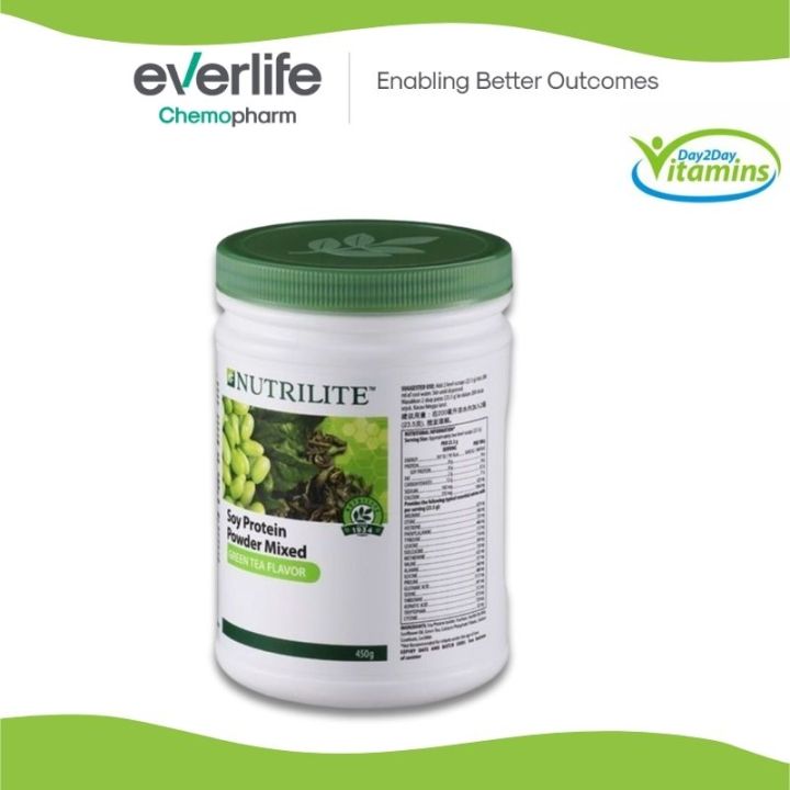 Nutrilite Protein Drink Mix - Green Tea Flavour 450g | Lazada Singapore