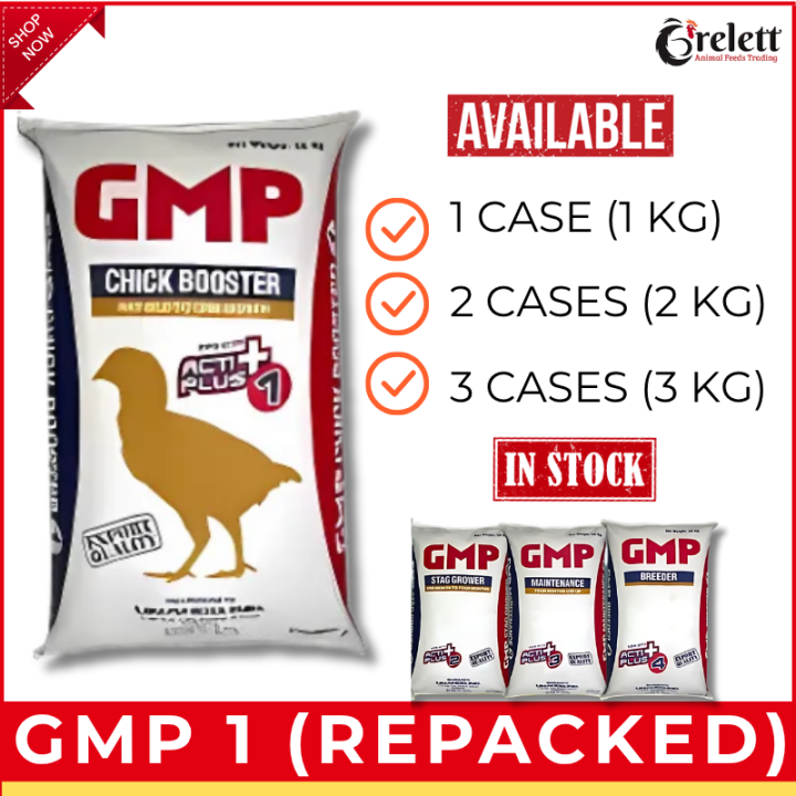 GMP Feeds 1–4 | Chick, Stag, Maintenance, Breeder | 0.5–3kg Repacked ...