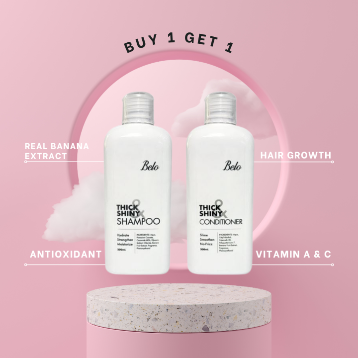 100 % Original High Quality Thick and Shiny Shampoo plus Conditioner ...