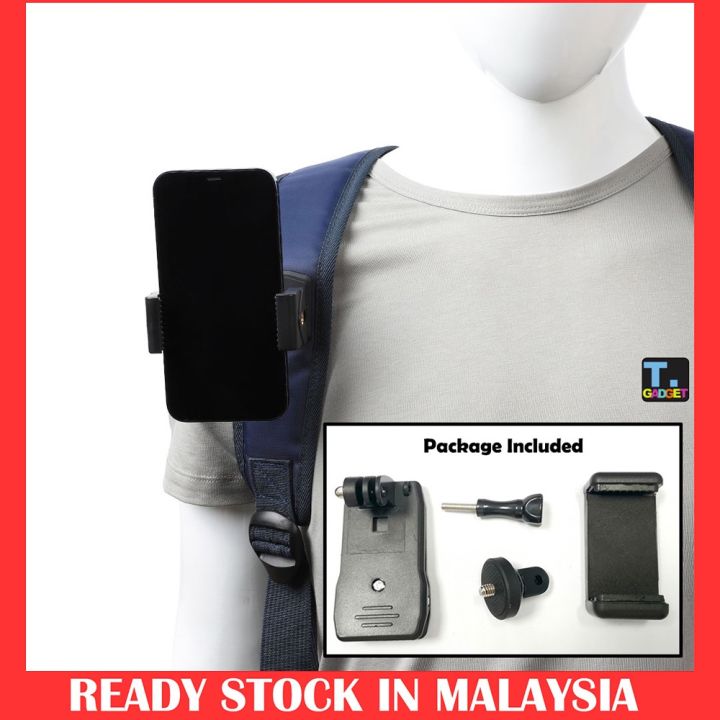 Universal Muti-Functional 360 Degree Backpack Shoulder Strap Mount ...