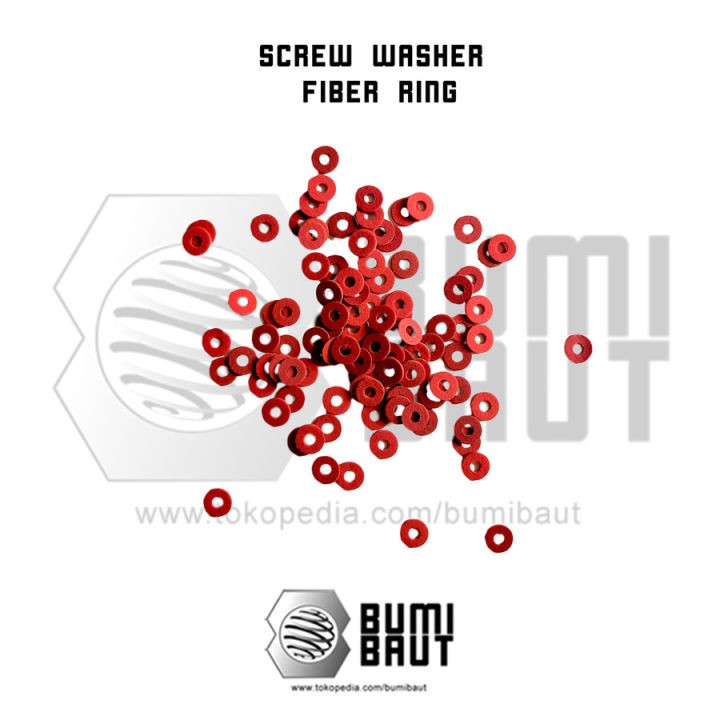 Screw Washer Fiber Ring Pelindung Baut Motherboard Mainboard PCB ...