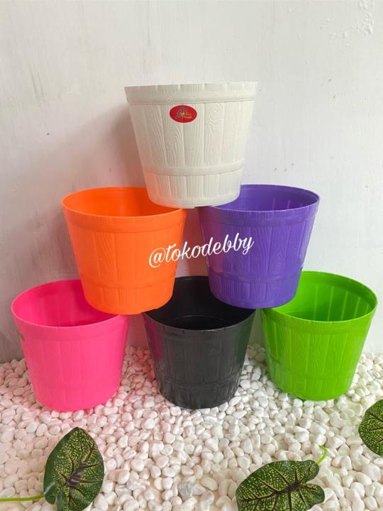 Pot Bunga Gentong Alexish 20 Warna Warni | Lazada Indonesia
