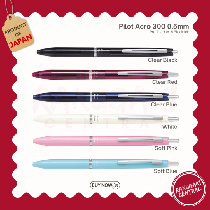 Pilot Acro 300 Ballpoint Pen 0.5mm | Lazada PH