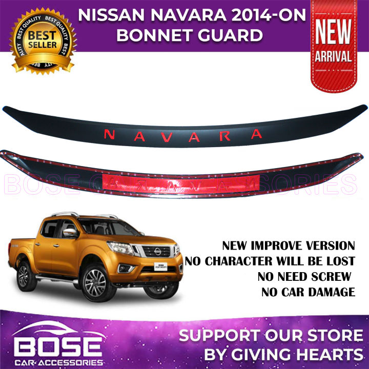 Bonnet Guard for Nissan Navara VL EL Calibre 2015 2016 2017 2018 2019 ...