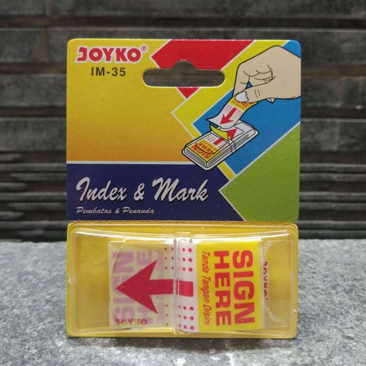 Sign Here Joyko IM-35 Index Mark | Lazada Indonesia