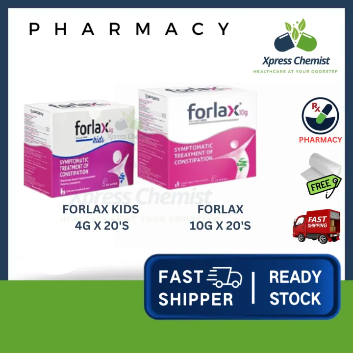 (SATU KOTAK) FORLAX POWDER 20'S SACHET (ADULT 10G | KIDS 4G) | Lazada