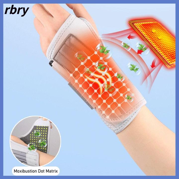 RBRY Adjustable Wrist Brace Night Support Pain Relief Carpal Tunnel ...