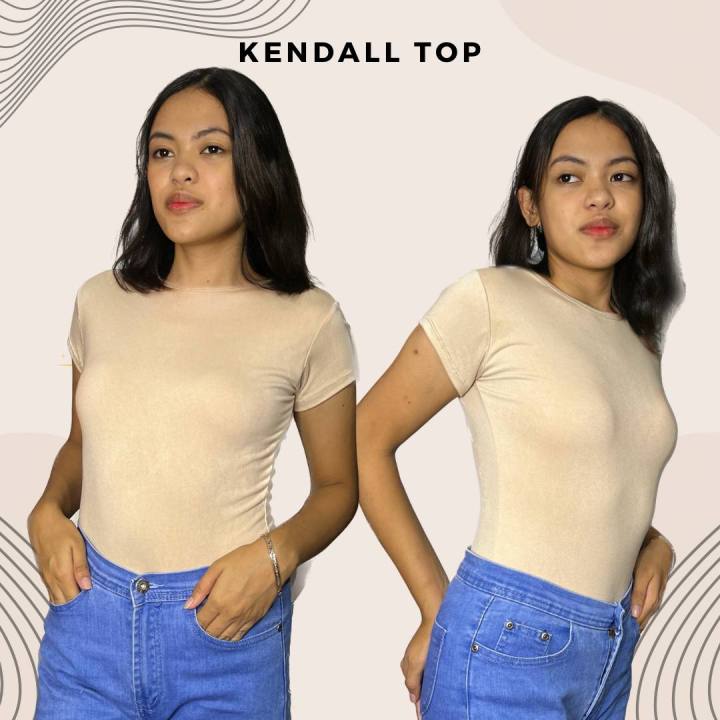 Kendall Seamless Double Lining Basic Full Length Top | Lazada PH