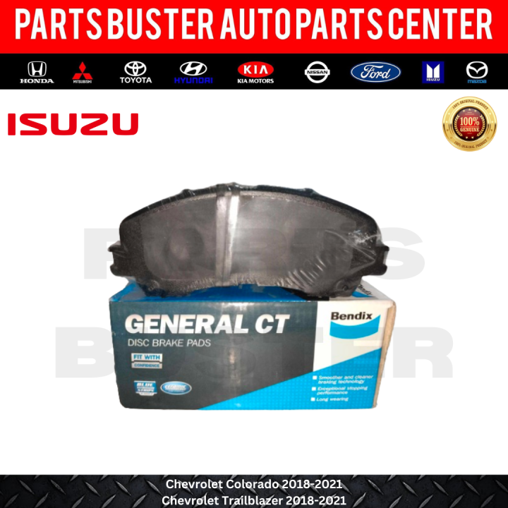 Genuine Bendix Brake Pad Front for Chevrolet Colorado 2018-2021 ...