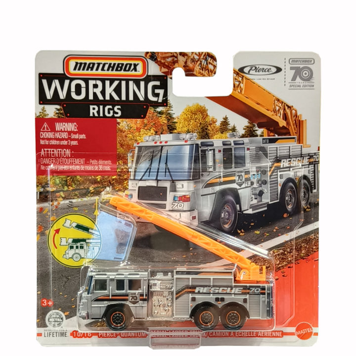 Matchbox Working Rigs 70 Years Special Edition Pierce Quantum Aerial ...