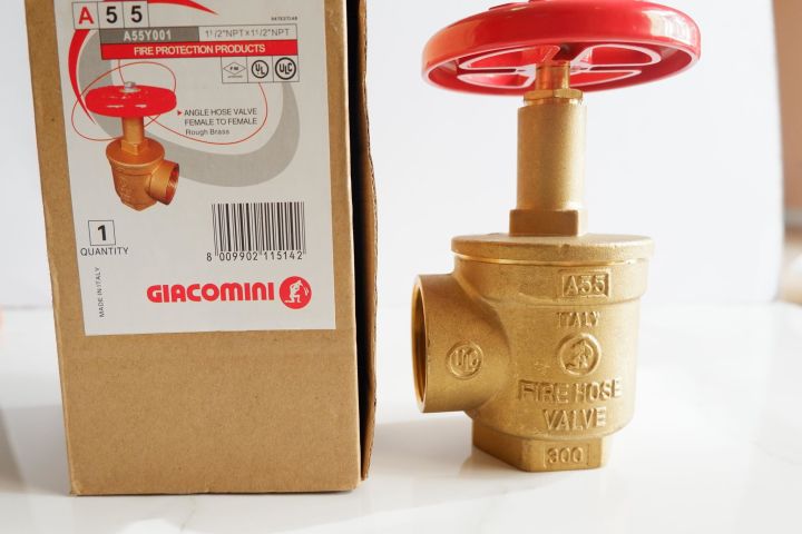 Angle Valve 1 1/2 inch Hose Valve 1 1/2" 40mm Fire Hose Cabinet ...