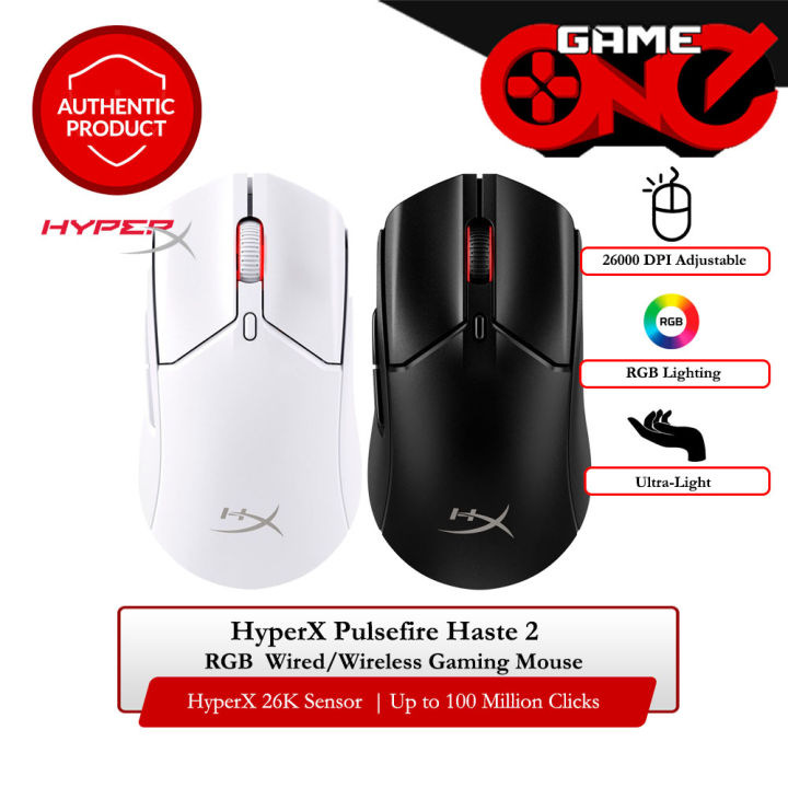 HyperX Pulsefire Haste 2 RGB Wireless Gaming Mouse | Lazada PH
