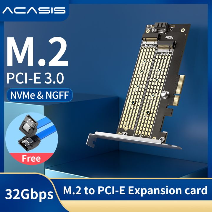 ACASIS NVME PCIe Adapter,M.2 NVME to PCI-E 3.0 x4/8/16 Expansion Card ...