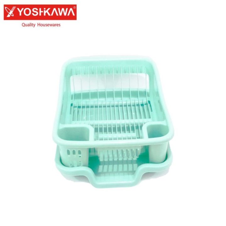 Rak Piring Plastik dengan nampan Yoshikawa /minowa RP-08 / Drainer ...