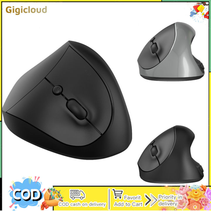 2.4g Wireless Mouse 2400dpi Ergonomic Vertical Grip Office Gaming Mouse ...