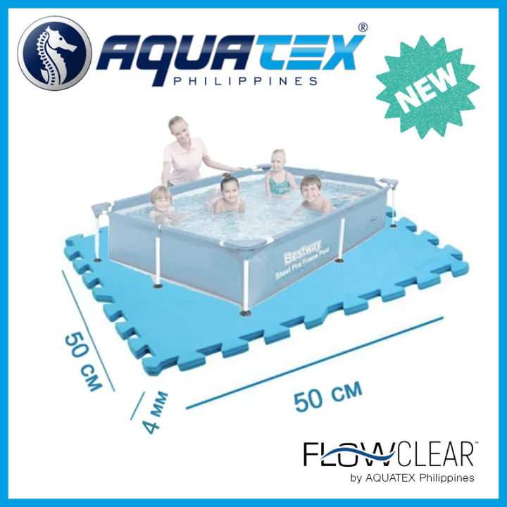 FlowClear 58220 Pool Floor Protector 20 in x 20 in Mat 8 pcs | Lazada PH