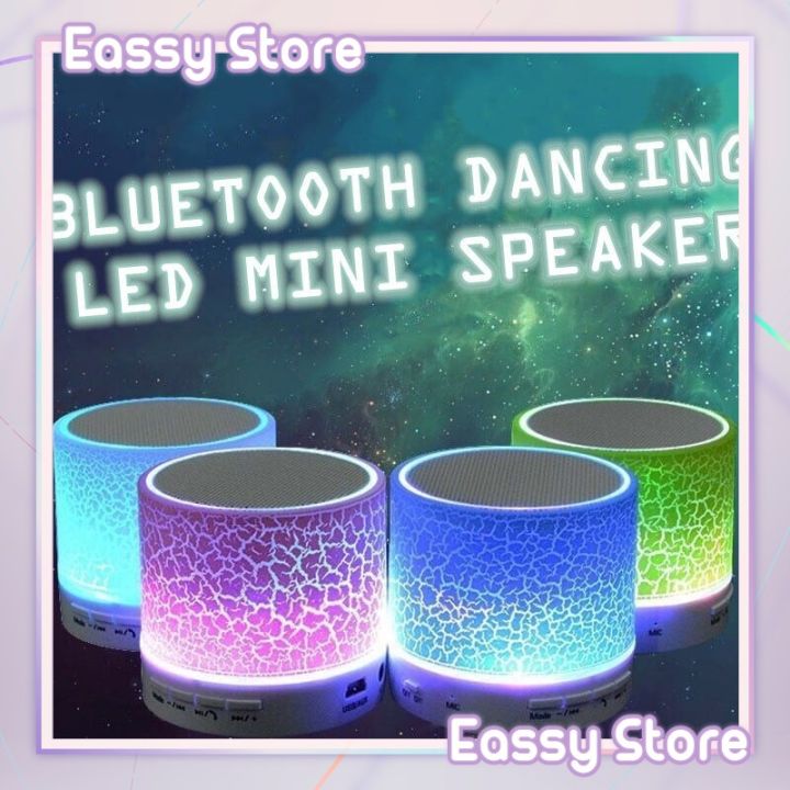 Colorful LED Light 7 Colours Mini Portable Bluetooth Speaker Support ...