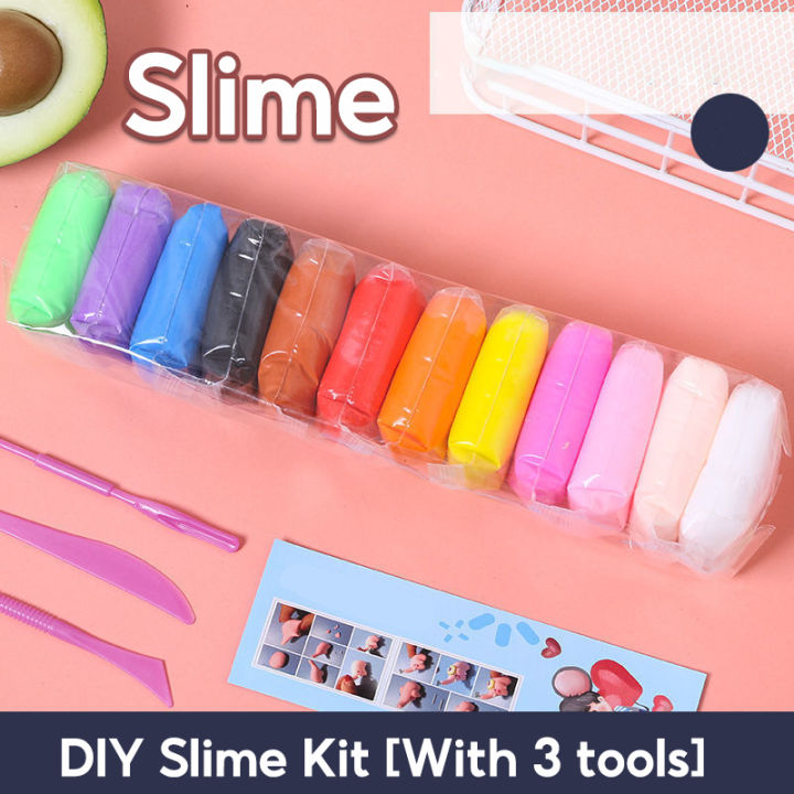 Lightweight Clay for Slime / Clay / Air Dry Clay Set Lootbag Filler ...
