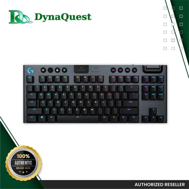 LOGITECH G913 TKL RGB LIGHTSPEED WIRELESS MECHANICAL GAMING KEYBOARD ...