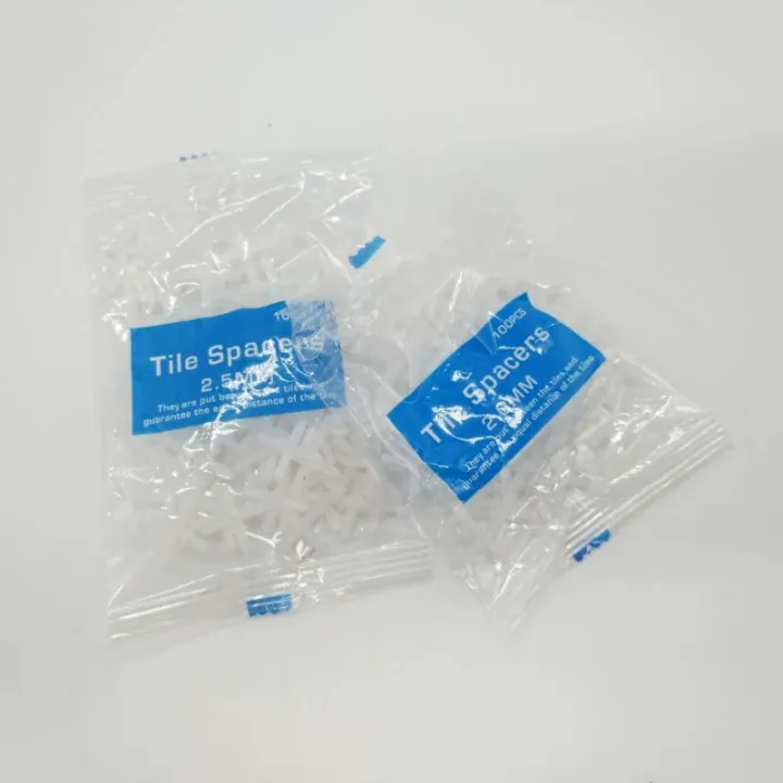 (100PCS) Tile Spacers 1MM 1.5MM 2MM 2.5MM 3MM 5MM Cross Tile Leveling ...