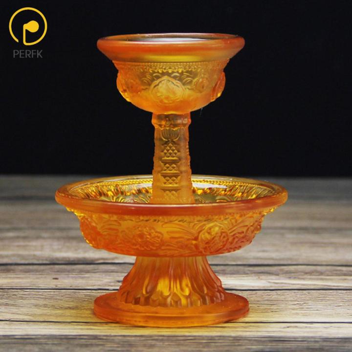 Perfk Buddha Water Offering Cup Worship Container Holy Water Altar Bowl ...