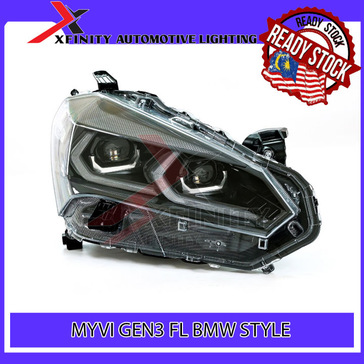 PERODUA MYVI GEN3 FACELIFT (2021-2023) BMW STYLE HEADLAMP | Lazada