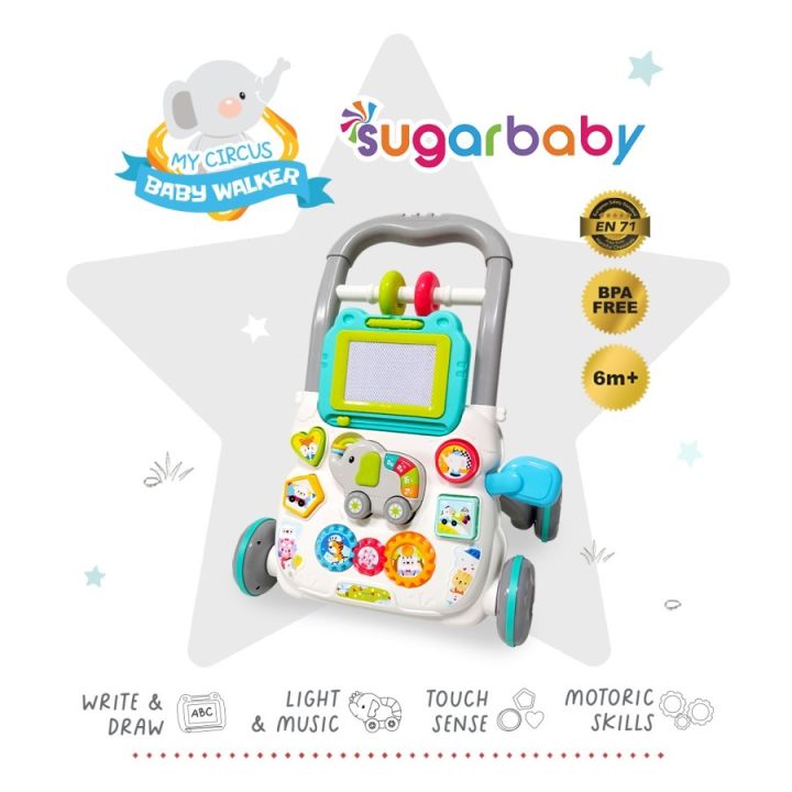 Sugar Baby My Circus Baby Walker / Push Walker / Activity Walker ...