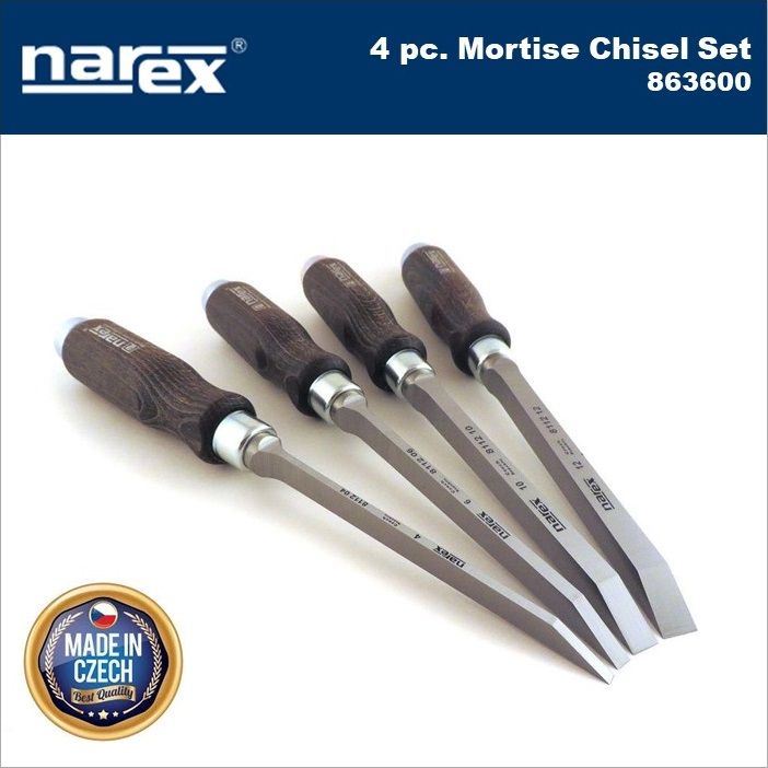 Narex Profi 4-piece Mortise Chisel Set - 863600 | Lazada PH