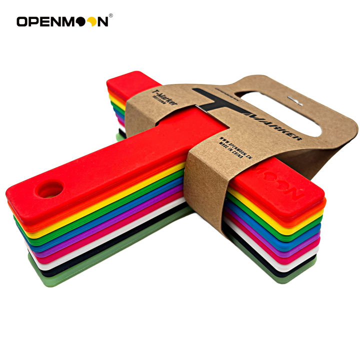 OPENMOON ซิลิกาเจล 10 ชิ้น T-MARKS สีที่มีสีสันและฟลูออเรสเซนต์ (หนึ่ง ...