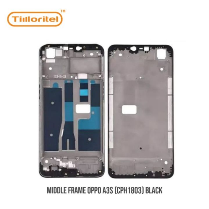 MIDDLE FRAME OPPO A3S/REALME C1 BLACK | Lazada Indonesia