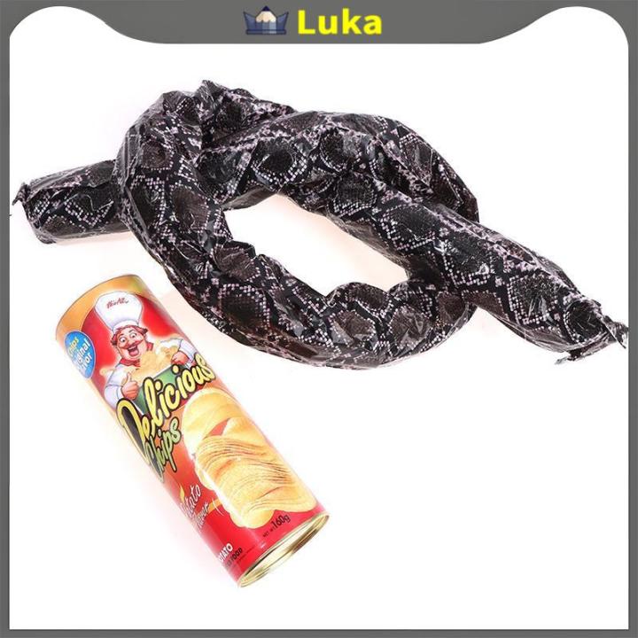 Magic Potato Chip Snake in a Can Gag Gift Prank Joke Funny Shocking ...