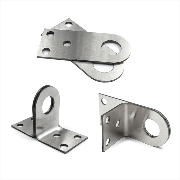 5PCS Galvanized Padlock Plate Bar Straight and Bend Home Lock Bracket ...