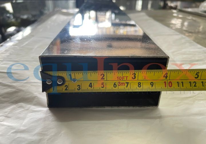 Stainless Steel Rectangular Tube 2" x 4" x 1.5mm thickness x 1 Meter ...