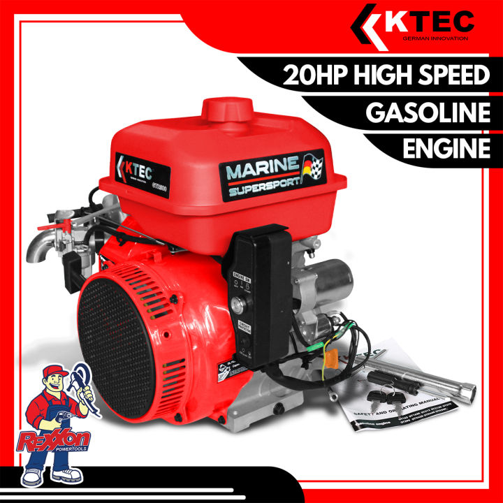 KTEC 20HP High Speed Air-cooled Gasoline Engine GTR500 Rexxon Power Tools Trading | Lazada PH